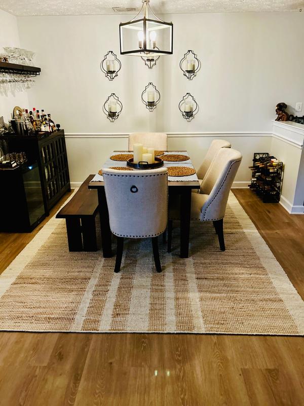 nuLOOM Ashtyn Vertical Striped Jute 5ft. x 8ft. Natural Area Rug in the ...