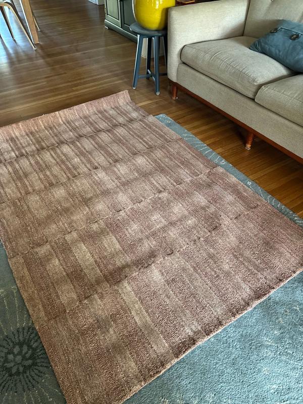 nuLOOM Starke Checked Wool 9ft. x 12ft. Rust Area Rug in the Rugs ...