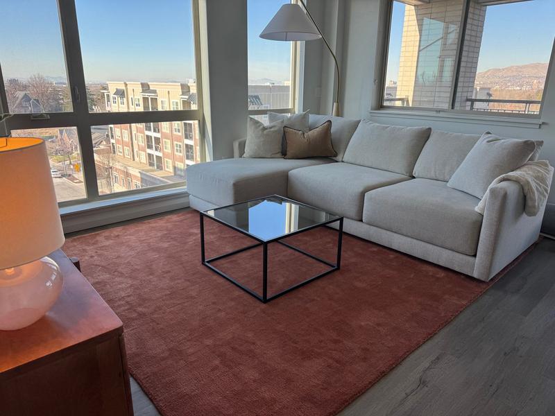 nuLOOM Arrel Speckled Wool-Blend 3ft. x 5ft. Dove Grey Area Rug in the ...