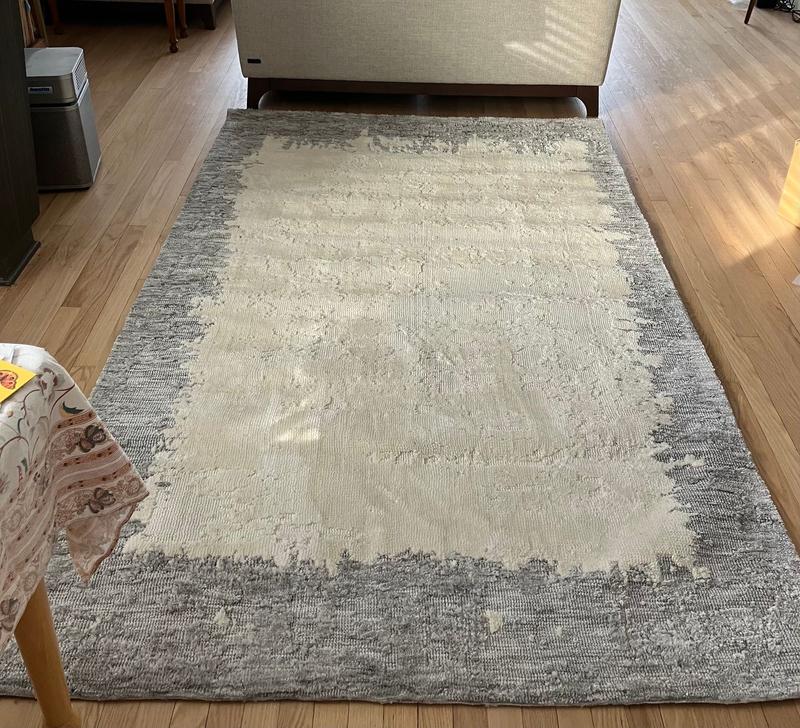 nuLOOM Mera Bordered Wool 8ft. x 10ft. Ivory Area Rug in the Rugs ...
