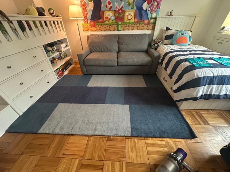 nuLOOM Colorado Wool 10ft. x 14ft. Blue Area Rug in the Rugs department ...