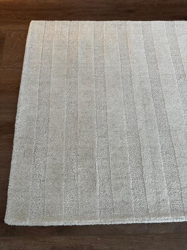 nuLOOM Vestry Striped Wool 3ft. x 5ft. Ivory Area Rug in the Rugs ...