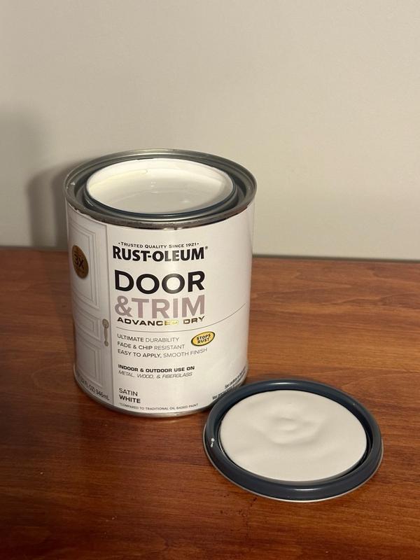 Rust-Oleum Satin Alpine Gray Water-based Interior/Exterior Door and ...