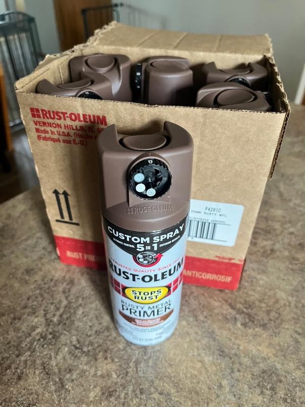 Rust-Oleum Stops Rust 6-Pack Flat Rusty Metal Spray Paint and Primer In ...