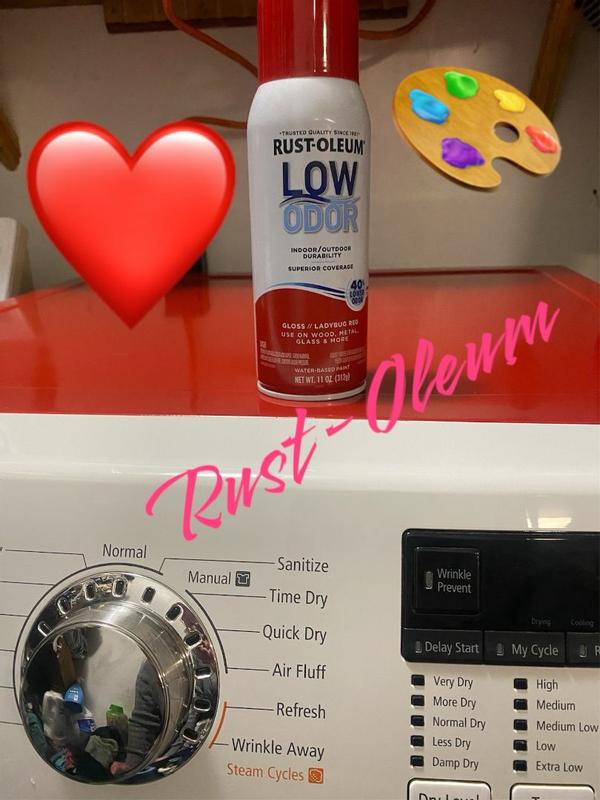 Rust-Oleum Low Odor 6 -Pack Matte Dusty Rose Spray paint ( NET WT. 11 ...