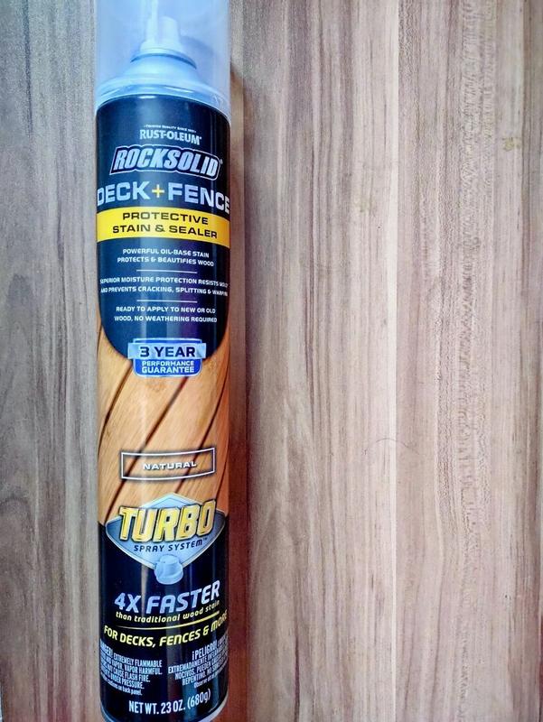 Rust-Oleum Deck and Fence Protective Stain and Sealer Satin Black ...
