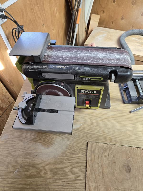 Ryobi 370w belt and disc sander store