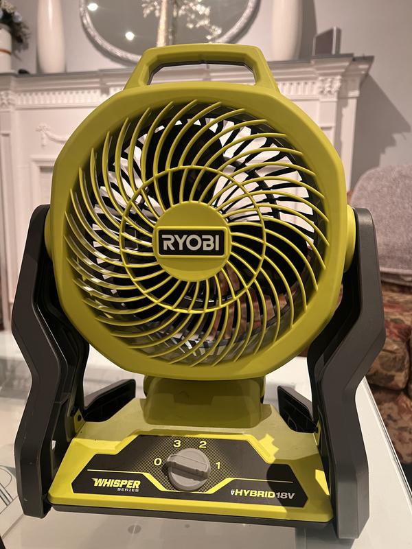 Ryobi 18v portable fan store