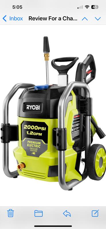 Ryobi pressure washer review store