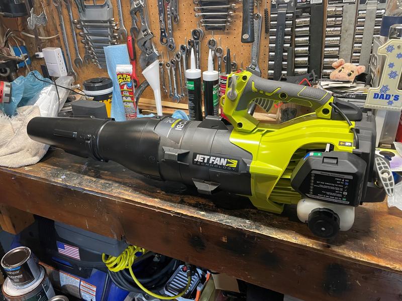 Ryobi 2 cycle jet fan blower store