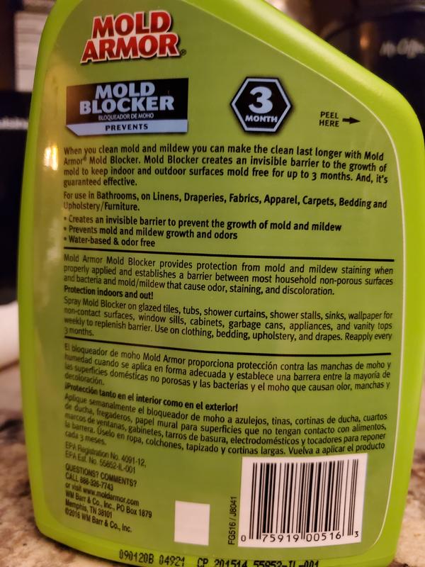 Mold Armor 32-fl oz Mold Blocker Liquid Mold Inhibitor Spray for Indoor ...