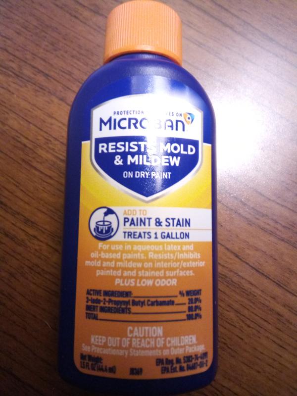 Microban Interior Paint mildewcide (Actual Net Contents 1.5-fl oz)