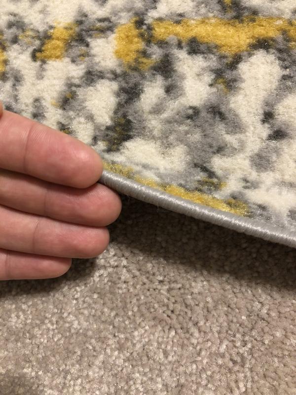 World Rug Gallery Fresno 2 X 7 (ft) Yellow Indoor Abstract Bohemian ...