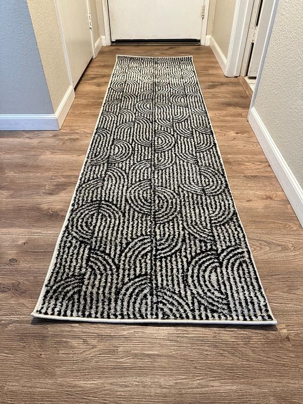 World Rug Gallery Kensley 2 x 7 (ft) Flatweave Polypropylene Cream ...