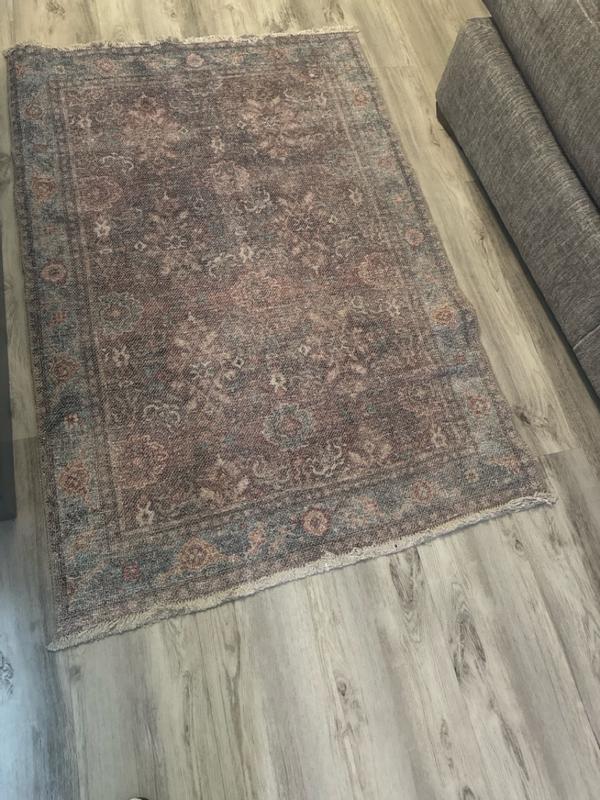 World Rug Gallery 2 X 3 (ft) Indoor Oriental Machine Washable Area Rug ...