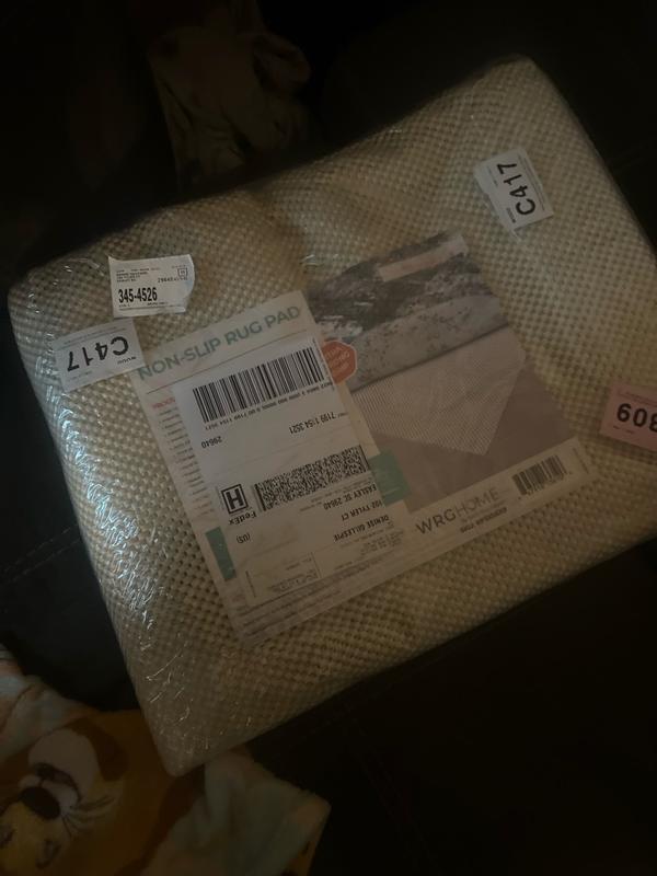 World Rug Gallery FLOORGUARD 6 x 9 (ft) Rectangular PVC Non-Slip Rug ...