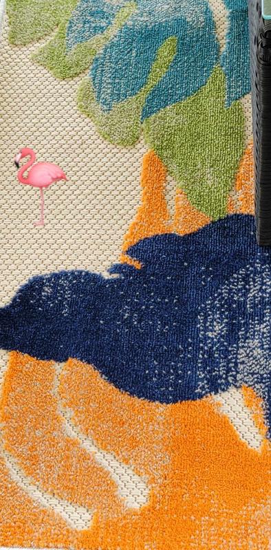 World Rug Gallery 8 x 10 (ft) Loomed Polypropylene Gray Rectangular ...