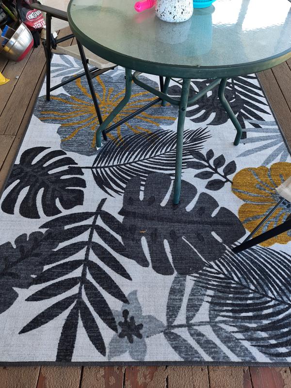 World Rug Gallery Ravenna 8 X 10 (ft) Indoor/Outdoor Floral/Botanical ...