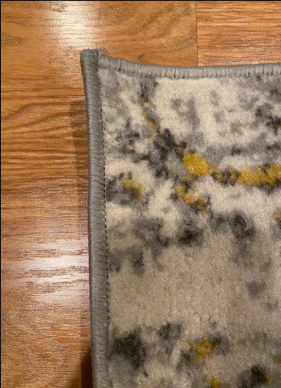World Rug Gallery Fresno 2 X 7 (ft) Yellow Indoor Abstract Bohemian ...