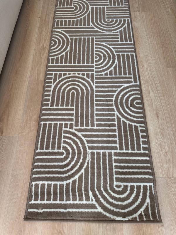 World Rug Gallery Ashton 2 x 7 (ft) Flatweave Polypropylene Black ...