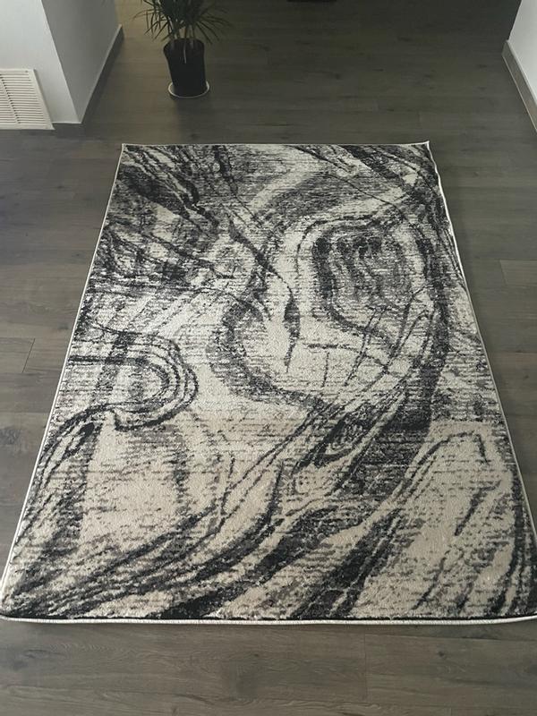 World Rug Gallery Naples 2 x 12 (ft) Flatweave Polypropylene Black ...