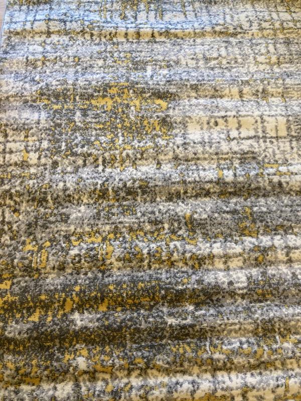 World Rug Gallery Fresno 2 X 7 (ft) Yellow Indoor Abstract Bohemian ...
