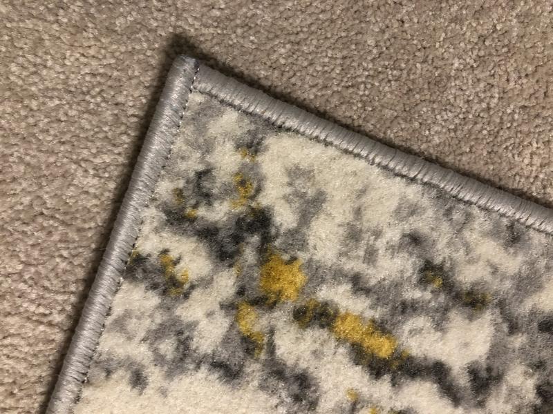 World Rug Gallery Fresno 2 X 7 (ft) Yellow Indoor Abstract Bohemian ...