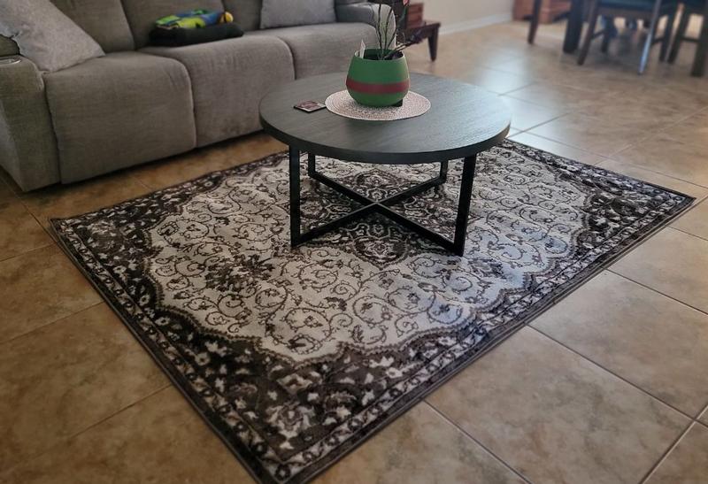 World Rug Gallery Kensley 5 x 7 (ft) Flatweave Brown Rectangular Indoor ...