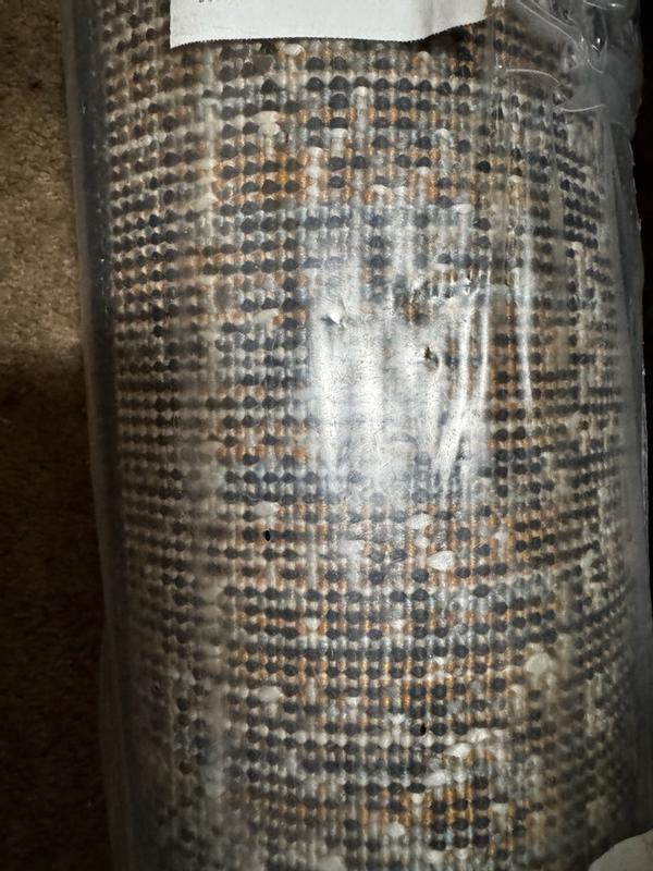 World Rug Gallery Brooklyn 2 x 7 (ft) Flatweave Black Rectangular ...