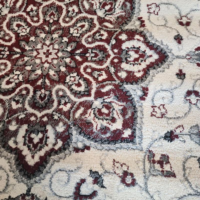 World Rug Gallery Kensley 5 x 7 (ft) Flatweave Polypropylene Burgundy ...