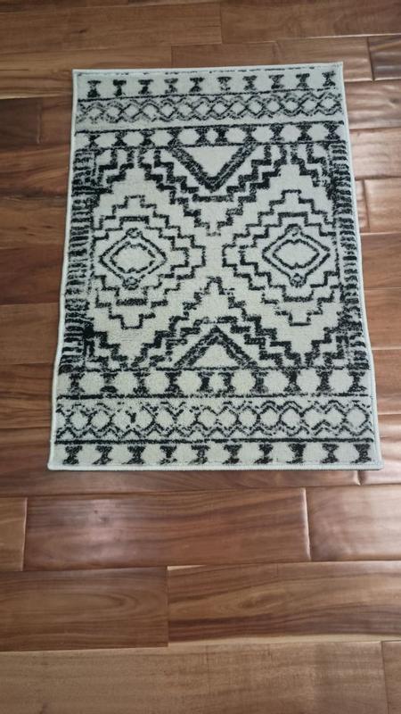 World Rug Gallery Naples 2 x 3 (ft) Flatweave Cream Rectangular Indoor ...