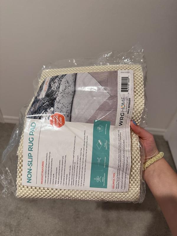 World Rug Gallery FLOORGUARD 3 x 5 (ft) Rectangular PVC Non-Slip Rug ...