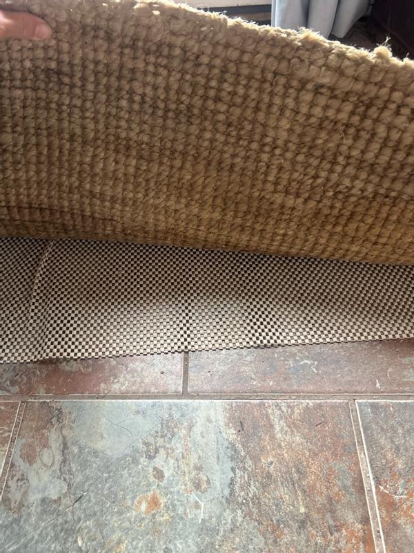 World Rug Gallery FLOORGUARD 2 x 4 (ft) Rectangular PVC Non-Slip Rug ...