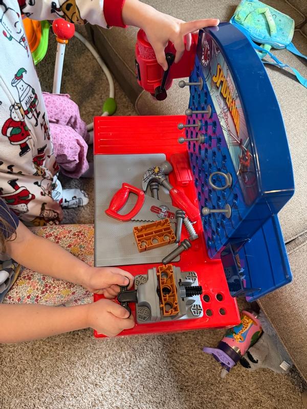 World Tech Toys Spider-Man Tool Bench Playset with Take Apart Car, 55 ...
