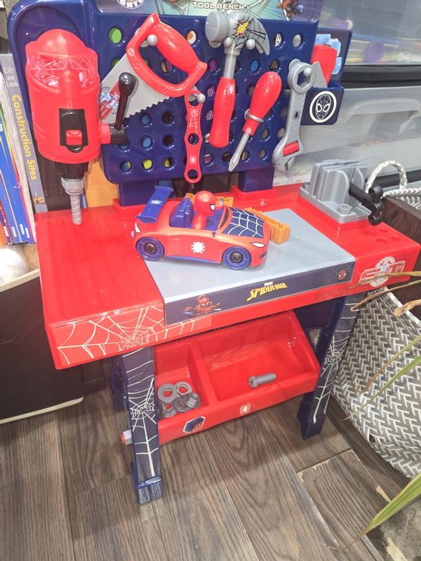 World Tech Toys Spider-Man Tool Bench Playset with Take Apart Car, 55 ...