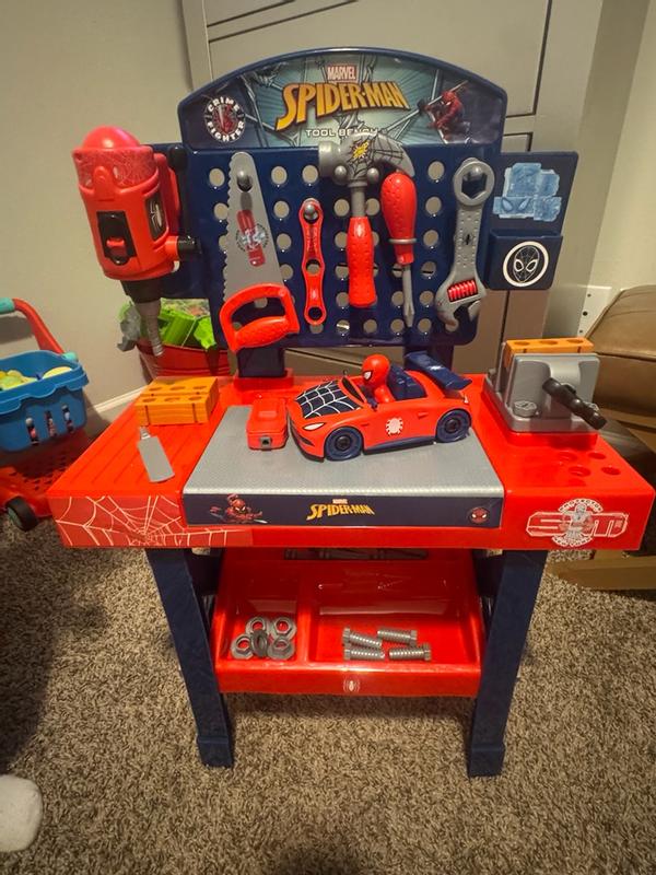 World Tech Toys Spider-Man Tool Bench Playset with Take Apart Car, 55 ...