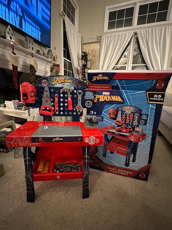 World Tech Toys Spider-Man Tool Bench Playset with Take Apart Car, 55 ...