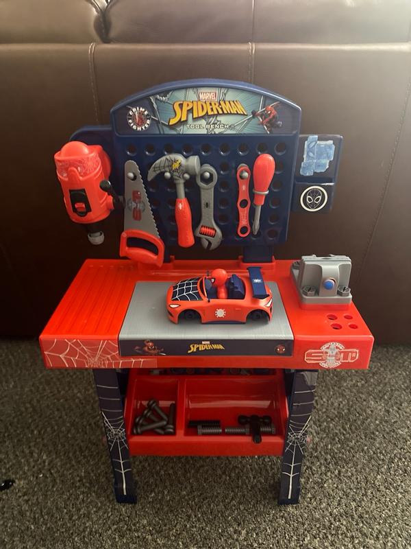 World Tech Toys Spider-Man Tool Bench Playset with Take Apart Car, 55 ...