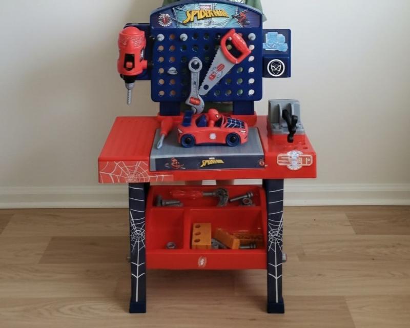 World Tech Toys Spider-Man Tool Bench Playset with Take Apart Car, 55 ...