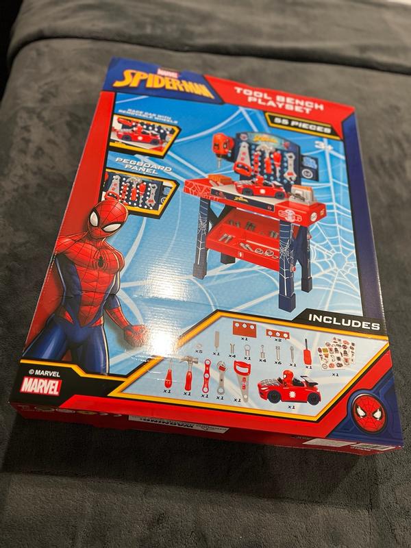 World Tech Toys Spider-Man Tool Bench Playset with Take Apart Car, 55 ...
