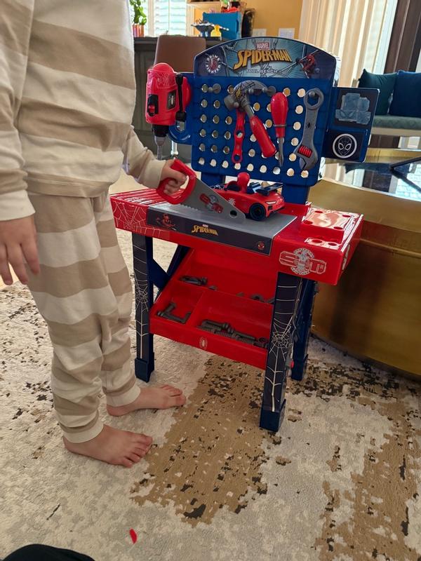 World Tech Toys Spider-Man Tool Bench Playset with Take Apart Car, 55 ...