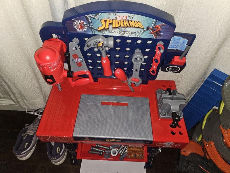 World Tech Toys Spider-Man Tool Bench Playset with Take Apart Car, 55 ...