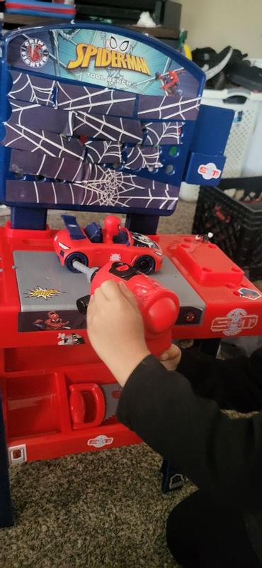 World Tech Toys Spider-Man Tool Bench Playset with Take Apart Car, 55 ...