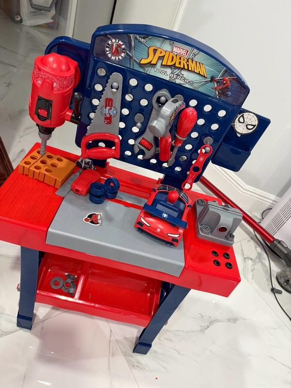 World Tech Toys Spider-Man Tool Bench Playset with Take Apart Car, 55 ...