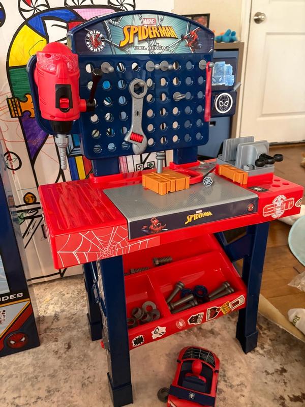 World Tech Toys Spider-Man Tool Bench Playset with Take Apart Car, 55 ...