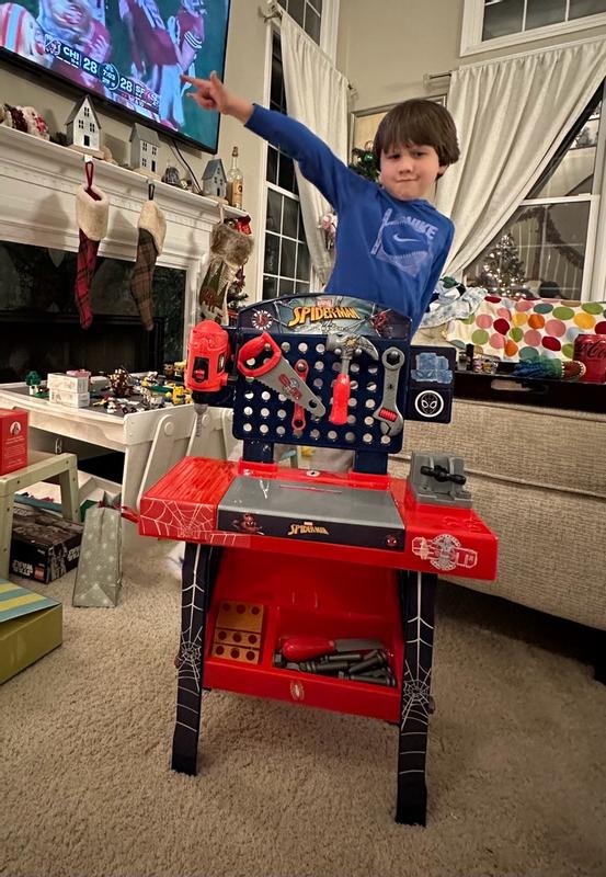 World Tech Toys Spider-Man Tool Bench Playset with Take Apart Car, 55 ...