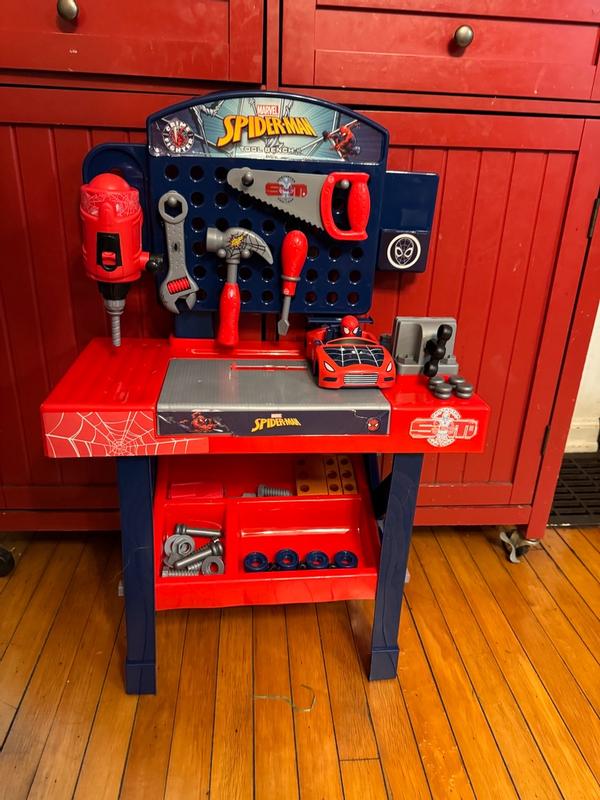World Tech Toys Spider-Man Tool Bench Playset with Take Apart Car, 55 ...