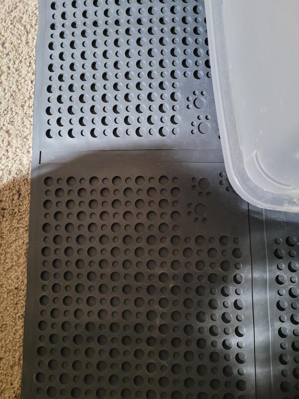 WorldWise Imports SmartyKat Gray Rubber Cat Litter Mat BPA-Free Large ...