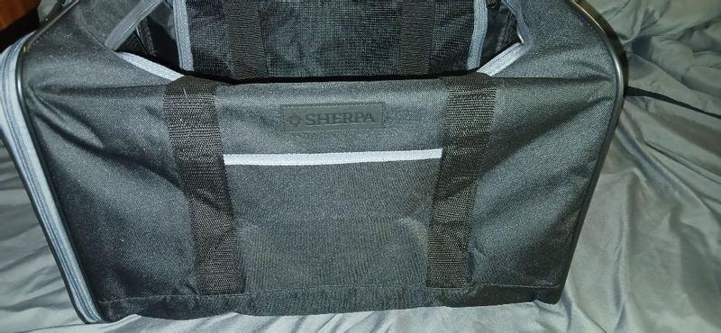 Sherpa Black Essential Soft Sided Pet Carrier for Cats & Dogs, Large ...