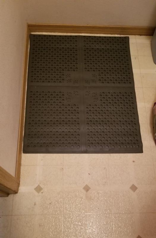 WorldWise Imports SmartyKat Gray Rubber Cat Litter Mat BPA-Free Large ...